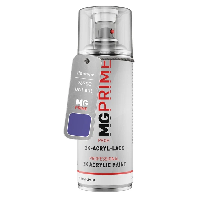 PANTONE 7670C VIOLET brillant acrylique bombe aérosol 2C 400ml séchage ...
