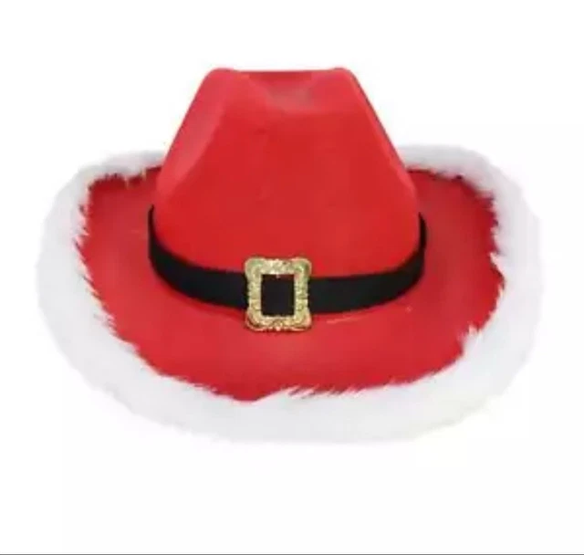 CHRISTMAS COWBOY HAT £7.99 - PicClick UK