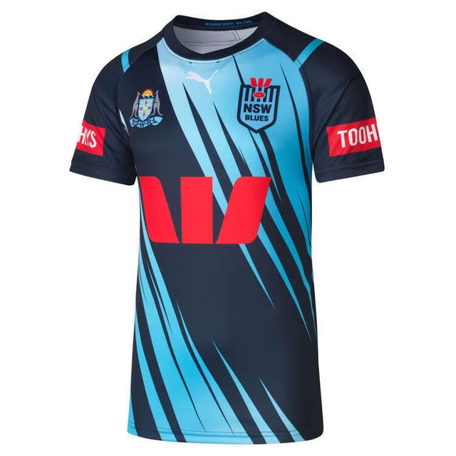 NSW BLUES PUMA State Of Origin Captains Run Jersey Mens Sizes S-3XL! T4 ...