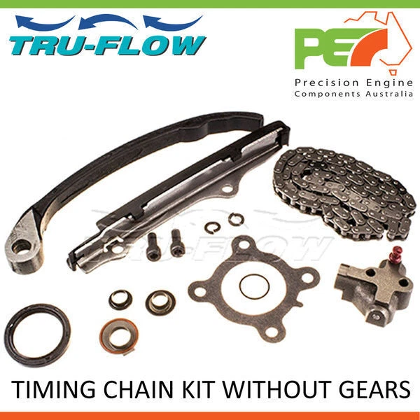 NEW * TRU FLOW * Timing Chain Kit Without Gears For Nissan Navara D22 2 ...