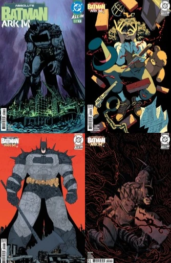 (2026) ABSOLUTE BATMAN ARK-M SPECIAL #1 4 Variant Cover Set! 1/7/2026 £ ...