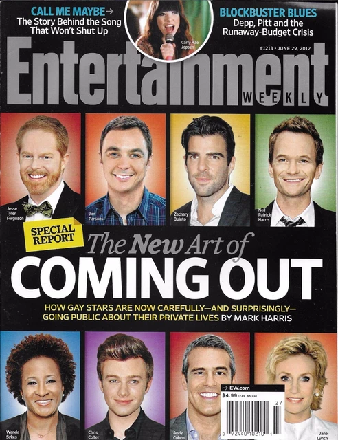 ENTERTAINMENT WEEKLY MAGAZINE Hollywood Coming Out Gay Emma Stone 2012 ...