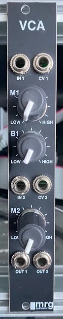 EURORACK - MRG Synthesizers VCA module - HUGE MODULAR SELL-OFF! £45.00 ...