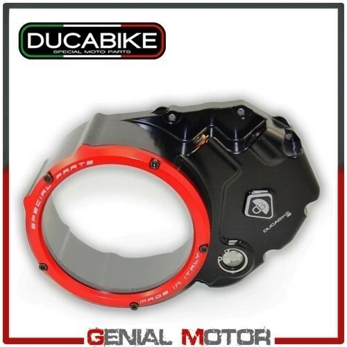 CARTER EMBR HUILE Transparent Noir-Rouge Ducabike Ducati Monster 1200R ...