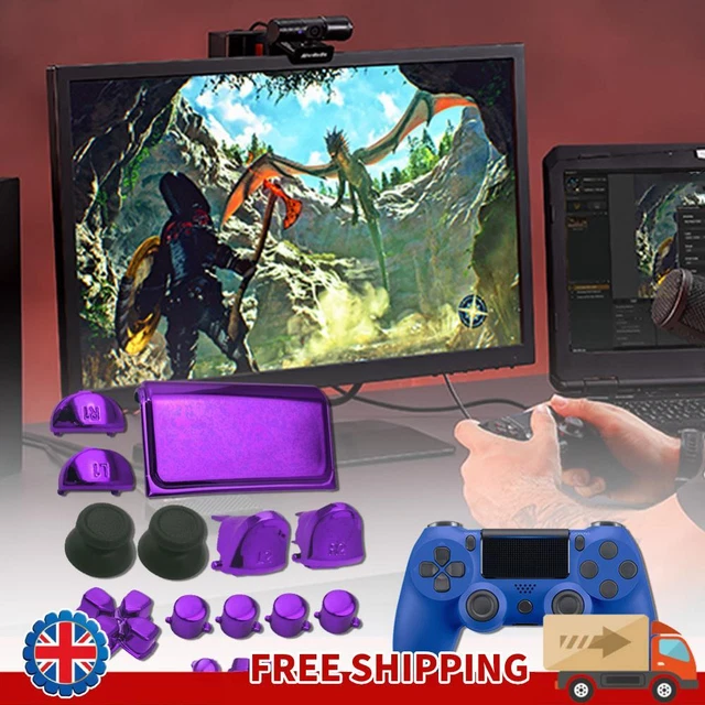 FULL SET BUTTON Replace ABXY Buttons Kit for PS4 Slim Game Controller JDM-040 £6.59 - PicClick UK