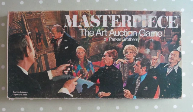 VINTAGE MASTERPIECE BOARD Game By Parker Dated 1970 - Complete £40.00 ...