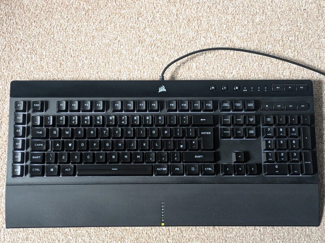CORSAIR K55 RGB Pro XT Membrane Wired Gaming Keyboard Black £21.47 ...
