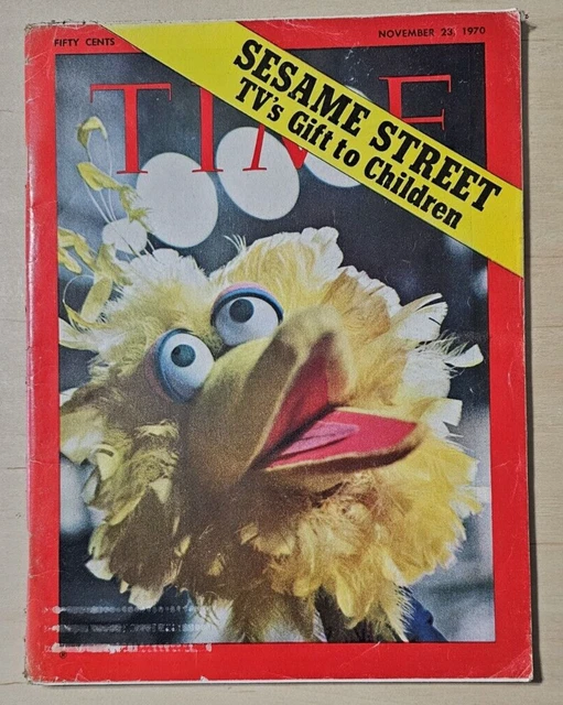 TIME MAGAZINE (NOVEMBER 23, 1970) (Sesame Street, TV's Gift to Children ...