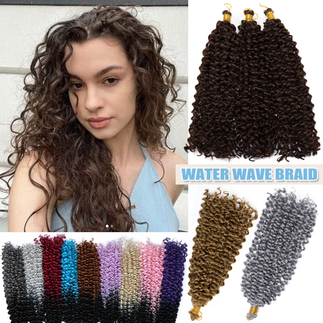 WATER WAVE BRAIDS Curly Crochet Hair Deep Wavy Braid Beach Curl ...