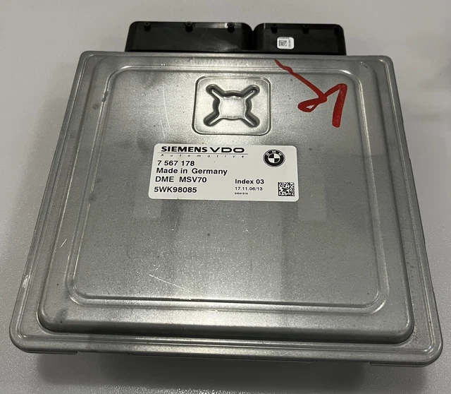BMW OEM ENGINE Control Module Computer Unit DME ECU ECM MSV70 Index 03 ...