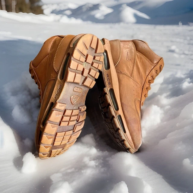 NIKE AIR MAX Goadoam Acg Boots Tawny/Ginger/Gum-Brown Mens Size 11.5 £ ...
