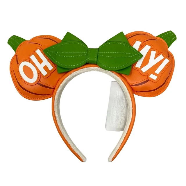 DISNEY PUMPKIN MINNIE Mouse Oh My Ears Headband £31.98 - PicClick UK
