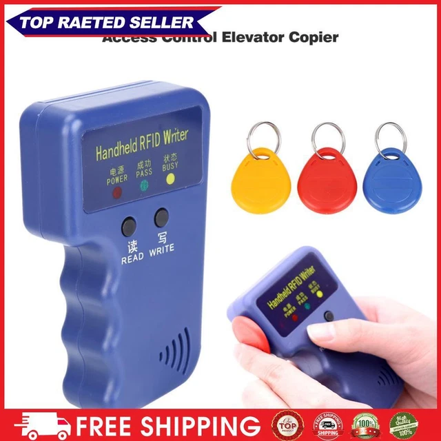 125KHZ DUPLICATOR KEY Battery Powered Handheld for Access Control (ID ...