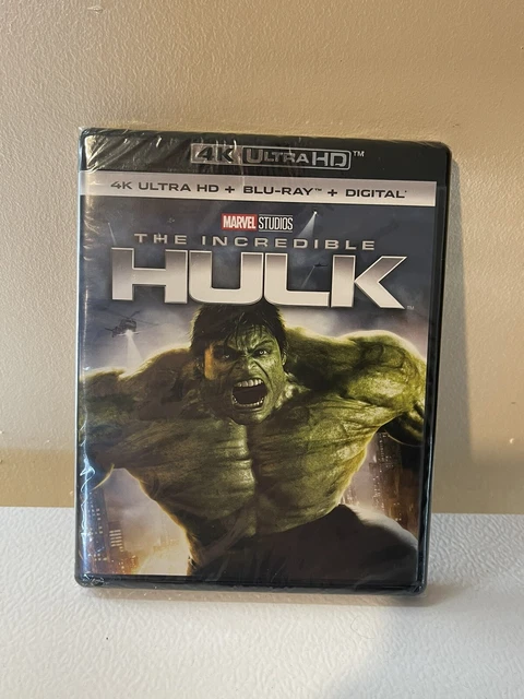 THE INCREDIBLE HULK (4K Ultra HD + Blu-Ray + Digital, 2008) New Sealed ...