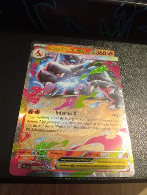 POKEMON MEGA ENTWICKLUNG Fatale Flammen Mega Glurak X Ex Fullart Hollo ...