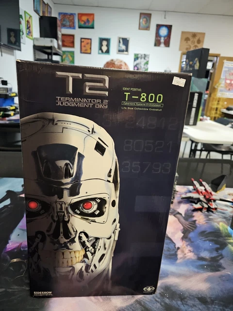 TERMINATOR 2 T-800 Endoskelett Life Size Büste 1:1 Sideshow EUR 1.055 ...