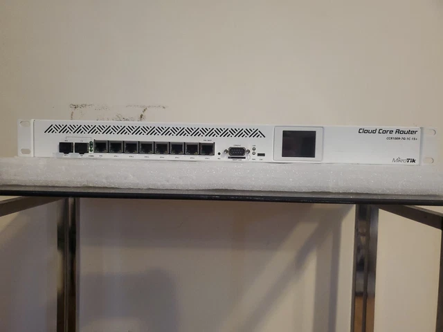MIKROTIK CCR1009-8G-1S 8-PORT Gigabit Wireless A Router $279.00 - PicClick