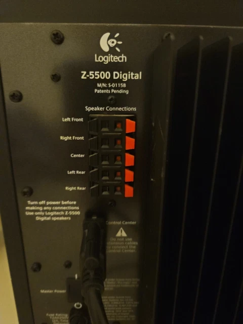 LOGITECH Z5500 DIGITAL Subwoofer & Control Pod £99.99 - PicClick UK