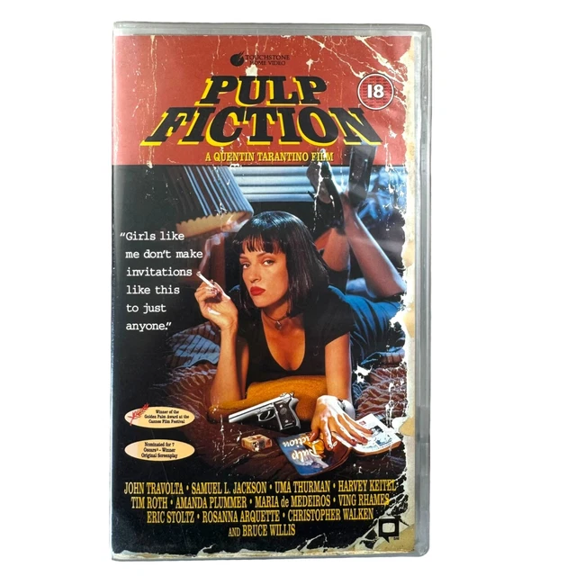 PULP FICTION VIDEO VHS Film Movie Action Cert 18 1994 £9.99 - PicClick UK