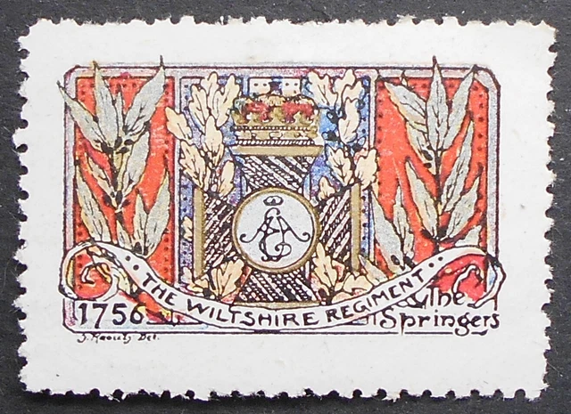 GREAT BRITAIN, WWI Military Vignette, The Wiltshire Regiment £1.55 ...