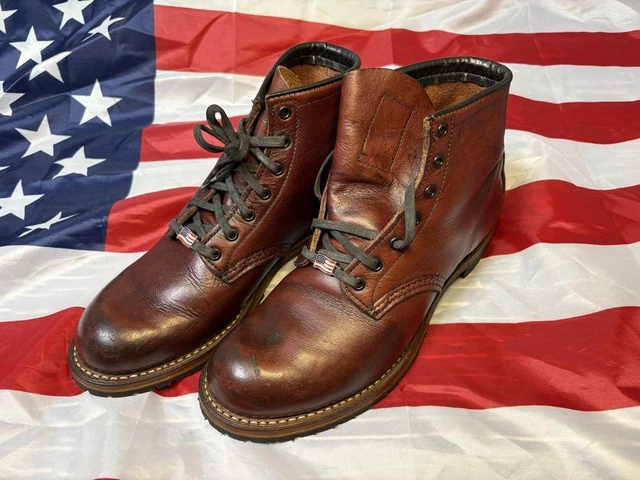 RED WING BECKMAN 9011 US:8D Leather Black Cherry From Japan 119184K ...