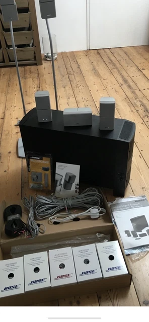 BOSE ACOUSTIMASS 10 Series IV Speaker System With Speaker Stands £299.99 - PicClick UK