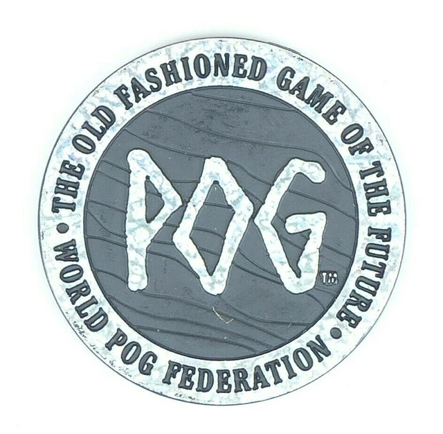 PLASTIC POG SLAMMER Kini from 1994 World Pog Federation #1 WPF Color ...