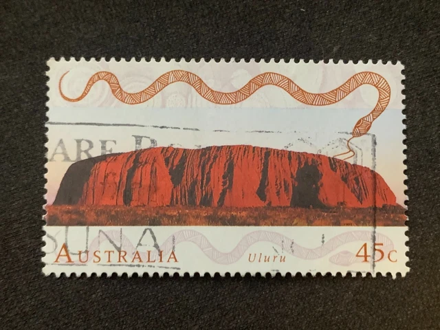 1993 AUSTRALIA WORLD Heritage Sites 45C Uluru - Used EUR 0,46 - PicClick FR