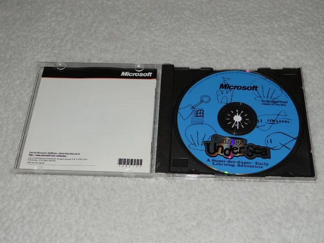 BARNEY UNDER THE SEA - 1997 7th Level Microsoft Windows NT/95 PC ...