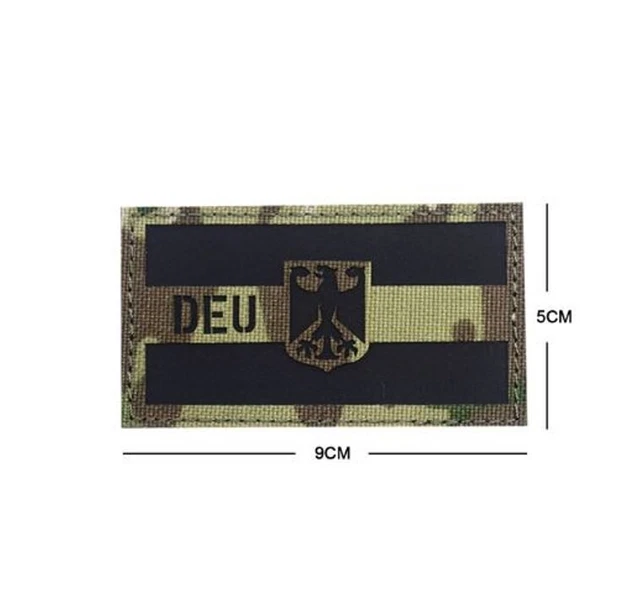 DEU DEUTSCHLAND ADLER Flagge Patch Aufnäher Bundeswehr Multicam ...