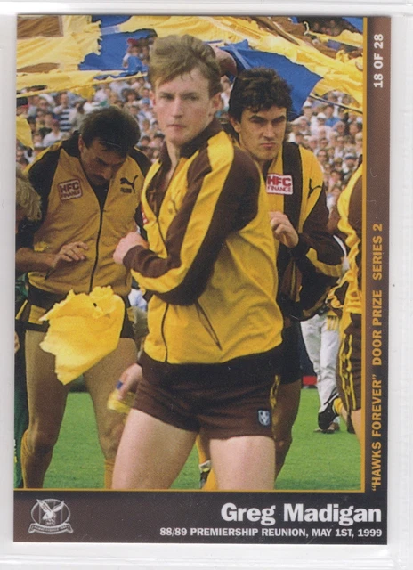 AFL CARD HAWTHORN Premiership Reunion 1999 Greg Madigan $4.99 - PicClick AU