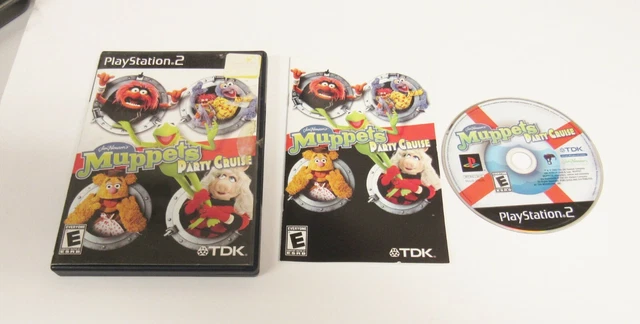 PLAYSTATION 2 PS2 Jim Henson's Muppets Party Cruise Video Game Complete ...