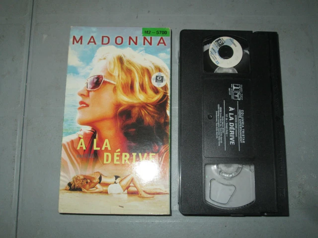 A LA DERIVE/ Swept Away (VHS)(French) Tested Madonna RARE $12.30 ...