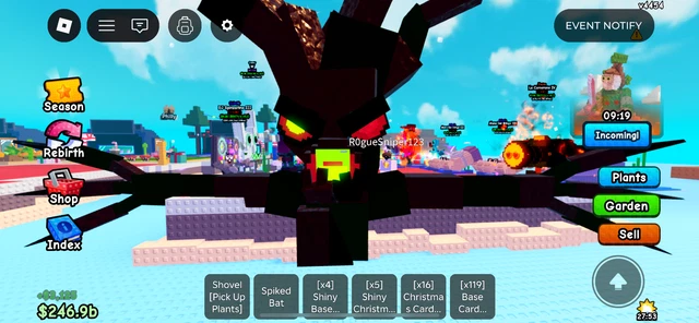 {PLANTS VS BRAINROTS} hallow tree 11kg 7+m dps (cheapest) $8.00 ...