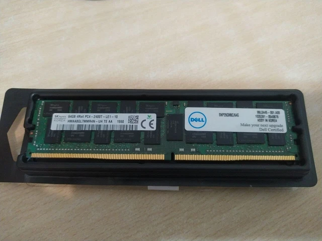 SK HYNIX 64GB 4Rx4 PC4-2400T HMAA8GL7MMR4N-UH TE AA Dell SNP29GM8C/64G ...
