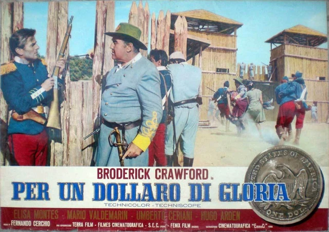 FOTOBUSTA 1967 POUR Un Dollar De Gloria-Broderick Crawford-Spaghetti ...