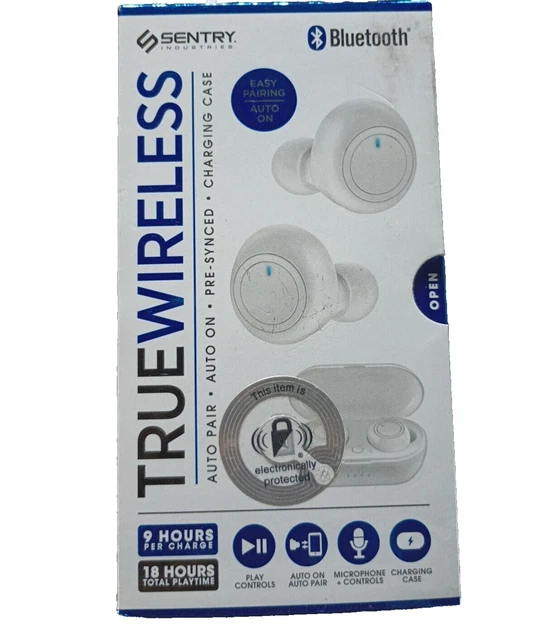 NEW SENTRY BT980W Bluetooth True Wireless Earbuds with Portable ...