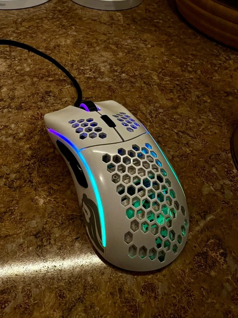 GLORIOUS PC GAMING Race Model D Wired Gaming Mouse - Matte White (GD ...