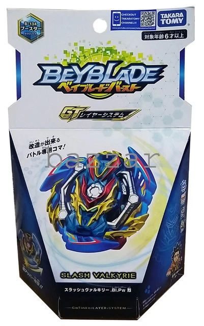 TAKARA TOMY BEYBLADE Burst Booster Slash Valkyrie Blitz Power Retsu Bl ...