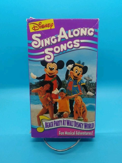 DISNEY’S SING ALONG Songs Beach Party at Walt Disney World VHS Video ...