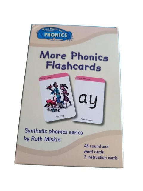 READ WRITE INC. Phonics: More Phonics Flashcards Free P & P £6.40 ...