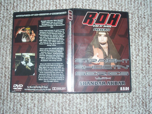 ROH WRESTLING SHOOT Interview DVD Skandar Akbar ECW XPW WWF WWE WCW NWA ...