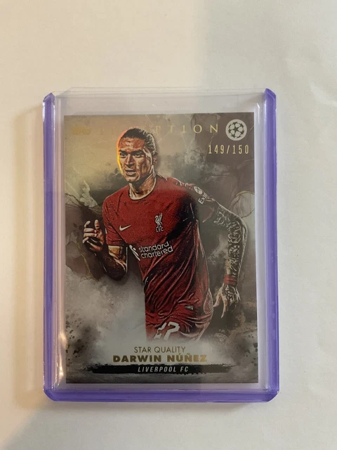 TOPPS UEFA CLUB Completions Inception 2023 - Darwin Nunez /150 ...