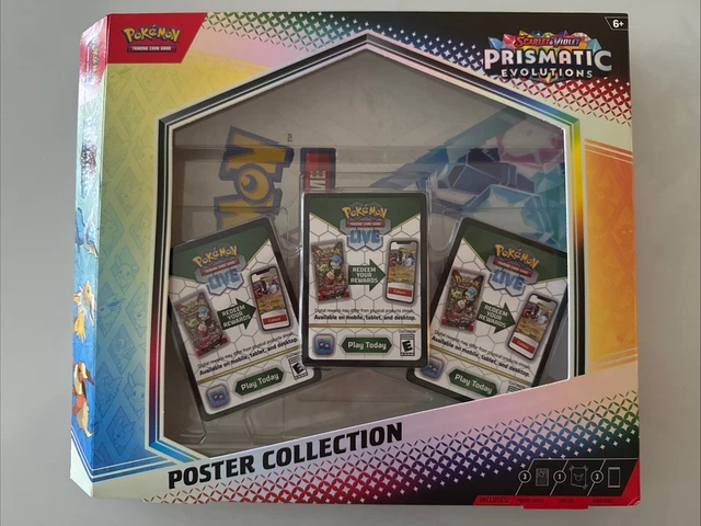 POKÉMON TCG PRISMATIC Evolutions Poster Collection (Only Poster & Code ...