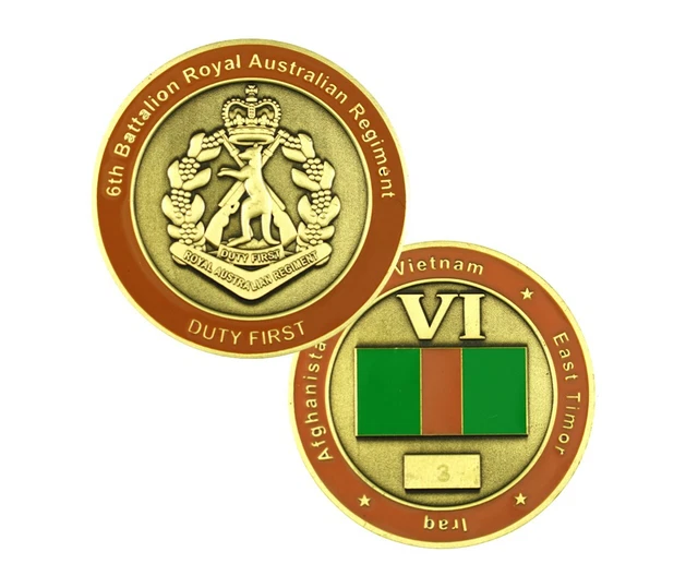 6TH BATTALION THE Royal Australian Regiment (6RAR) Unit Coin EUR 22,84 ...