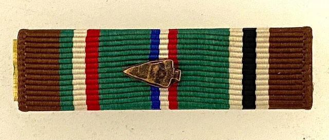 GENUINE WW2 issue U.S Army EUROPEAN CAMPAIGN medal ribbon bar NORMANDY ...