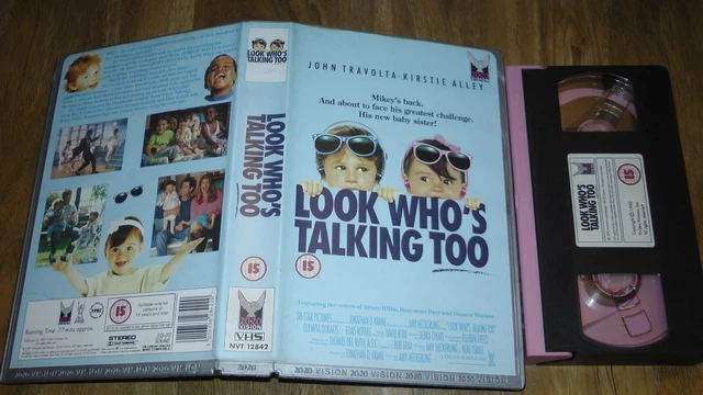 LOOK WHO'S TALKING Too VHS Video Ex Rental Big Box 20-20 Vision £5.99 ...