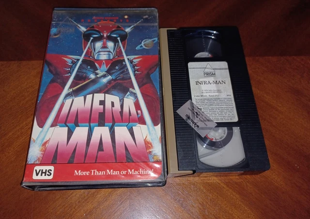 INFRA-MAN PRISM CLAMSHELL VHS Rare Sci Fi Shaw Bros. Clean Shape £29.04 ...