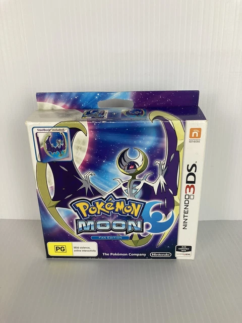 POKEMON MOON FAN Edition Nintendo 3DS 2DS Boxed Free Post $79.00 ...