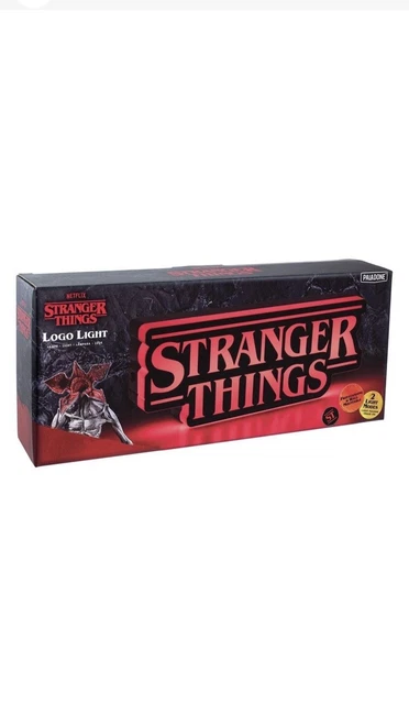 STRANGER THINGS LOGO LED Novelty Light - Red & Black New In Box £32.99 ...